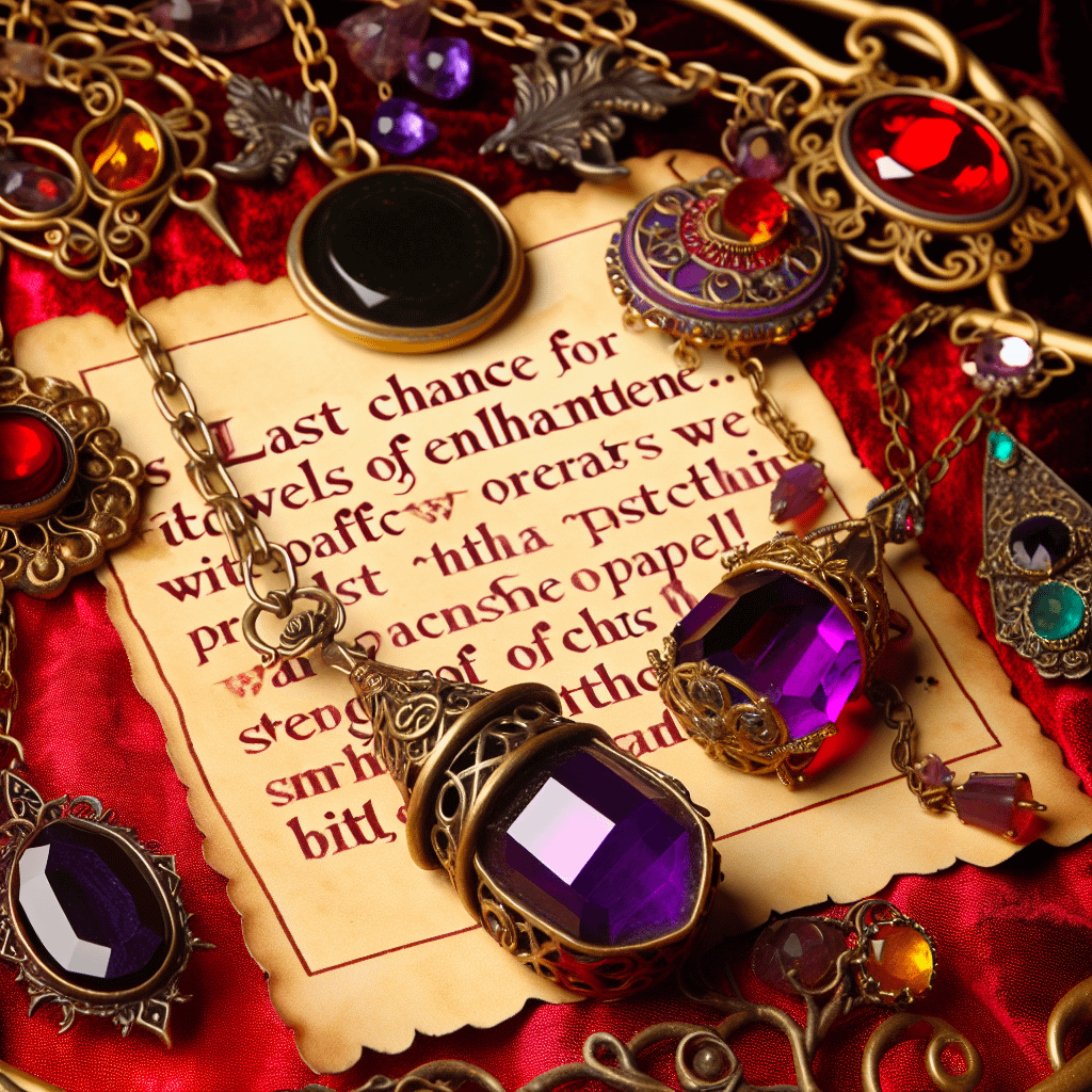 Jewels of Enchantment: Last Chance for Witchcraft Jewelry That Casts ...