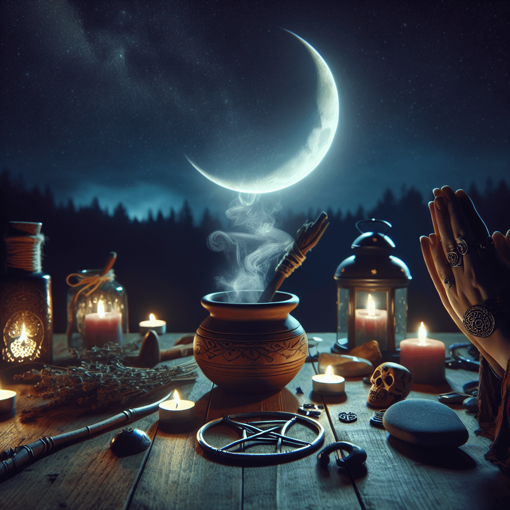 Crescent Moon Wiccan Prayer - Witchcraft For Beginners